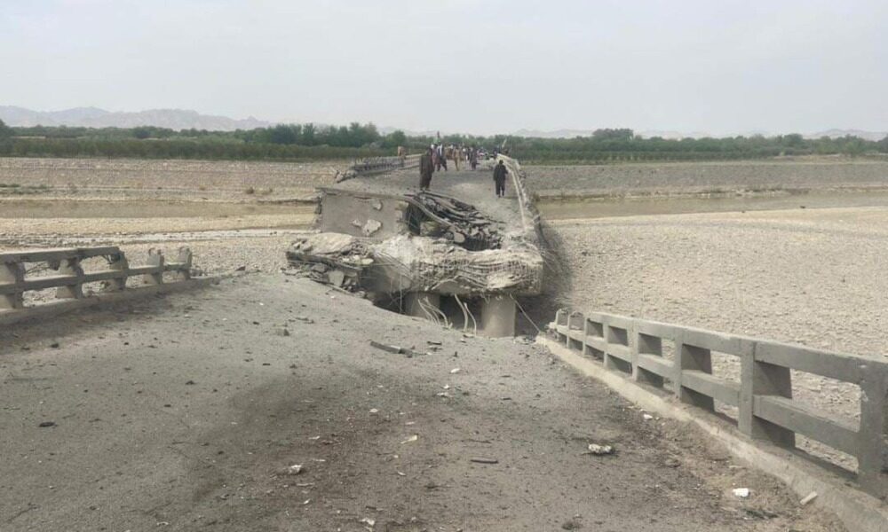 Taliban destroys a bridge in Kandahar: MoI | Ariana News | Afghanistan News