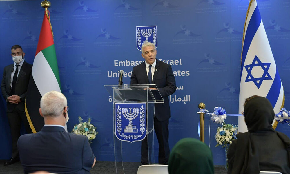 Inaugurating embassy in UAE, Israel tells region: "We're here to stay ...