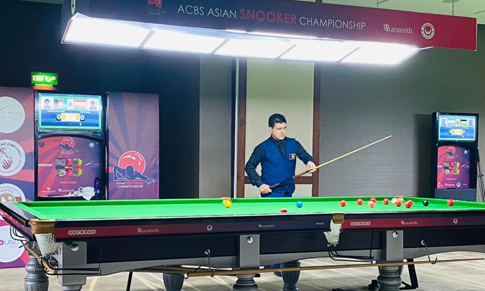 Afghan snooker player on winning streak at Asian championships | Ariana ...