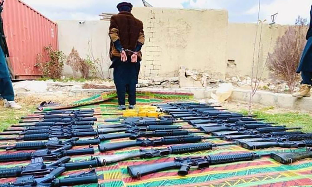 IEA forces arrest suspected smuggler, seize weapons along Pakistan ...