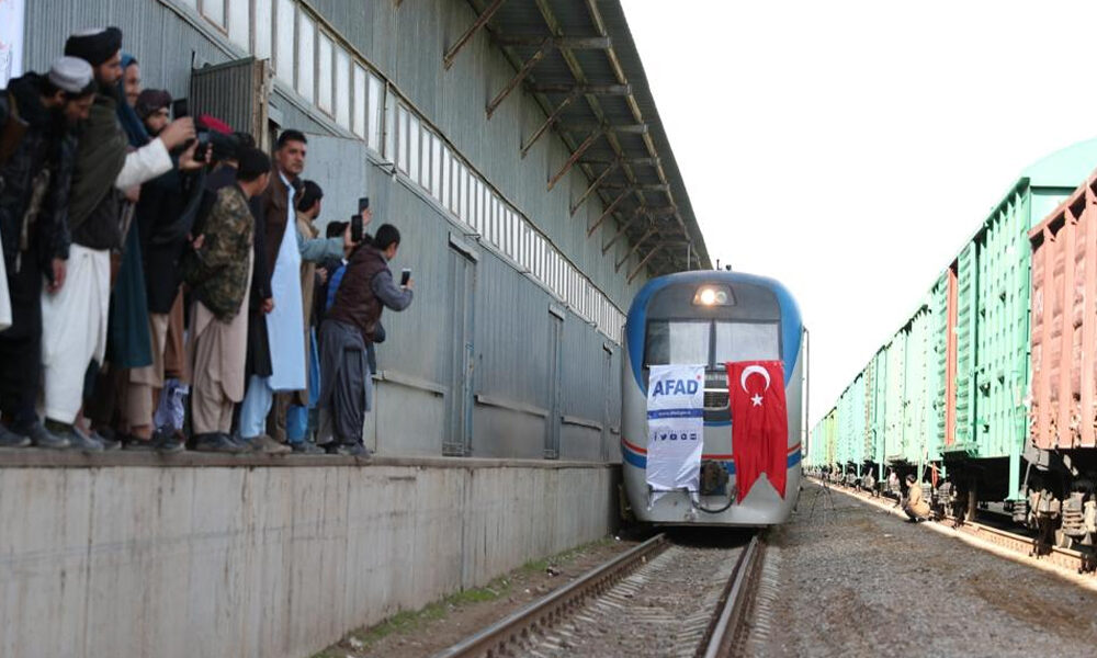 Turkish charity train reaches Afghanistan in time of need | Ariana News ...