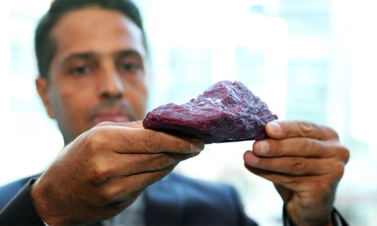 Rare 5,000-carat Afghan ruby unveiled in Dubai | Ariana News ...