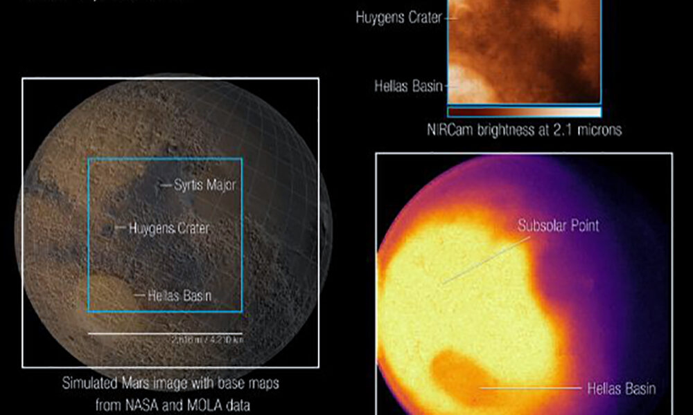 James Webb telescope captures its first images of Mars | Ariana News ...