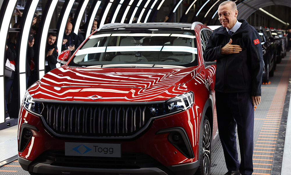Erdogan rolls out first Turkish electric vehicle ahead of elections ...