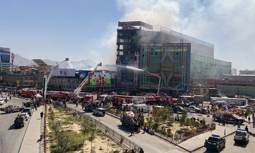 Fire erupts at shopping mall in capital Kabul | Ariana News ...