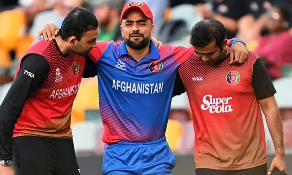 Rashid Khan expected to be fit after twisting his knee in Sri Lanka ...