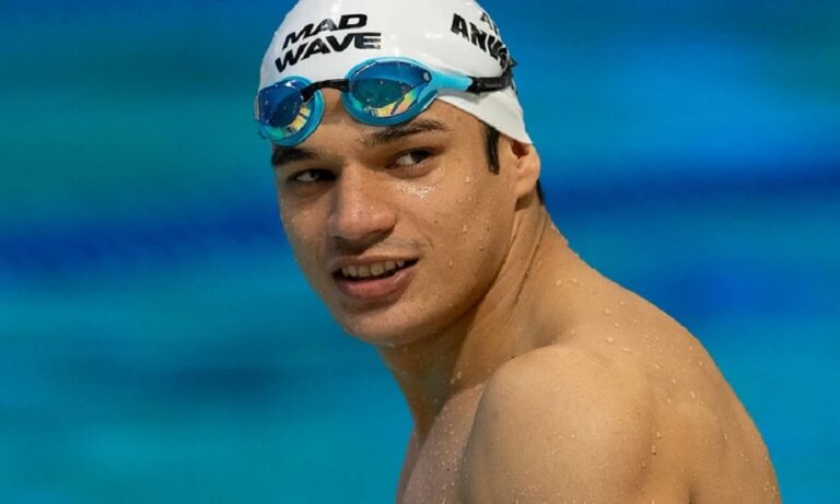 Afghan swimmer Anwari finishes eighth in 50m Freestyle heat | Ariana ...
